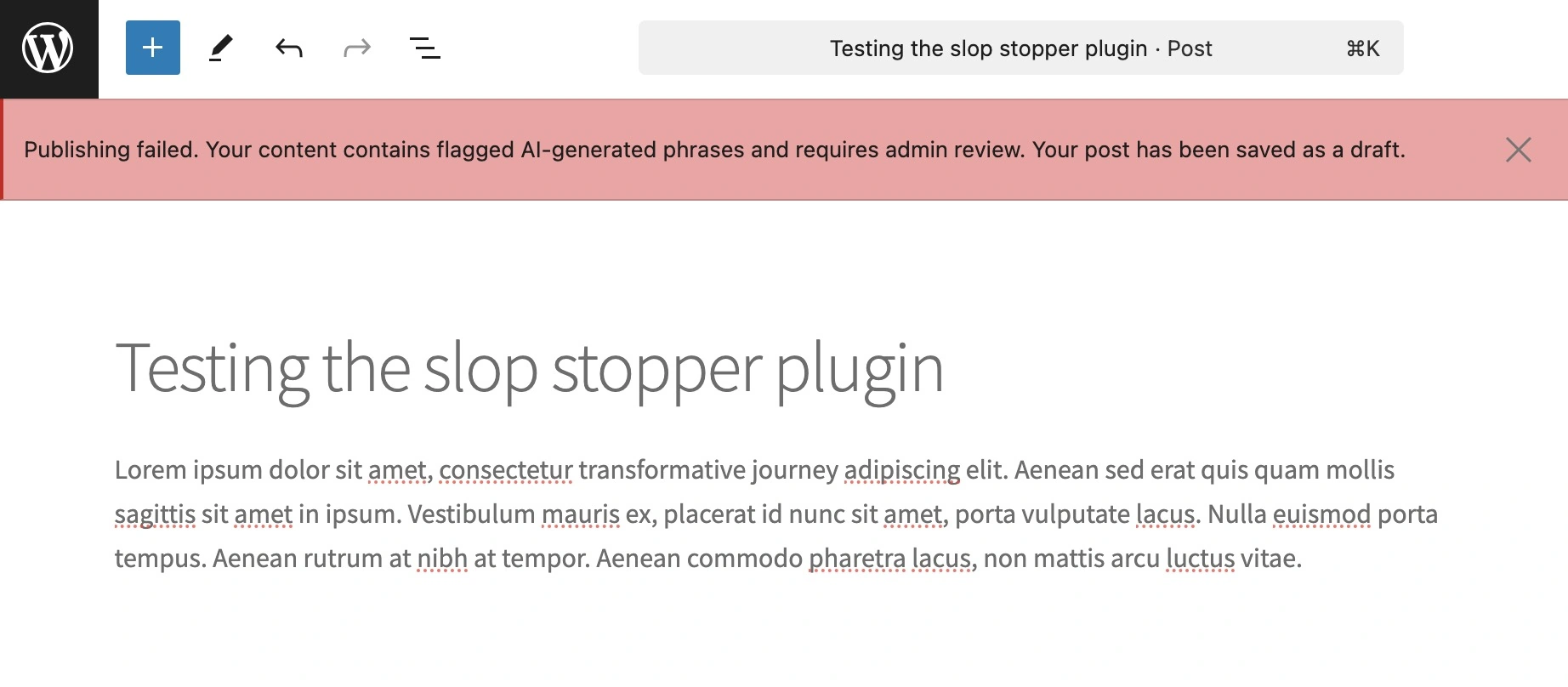 Introducing Slop Stopper: A free content checker for WordPress ...